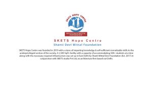 SKETS Hope Centre - SKETS Studio